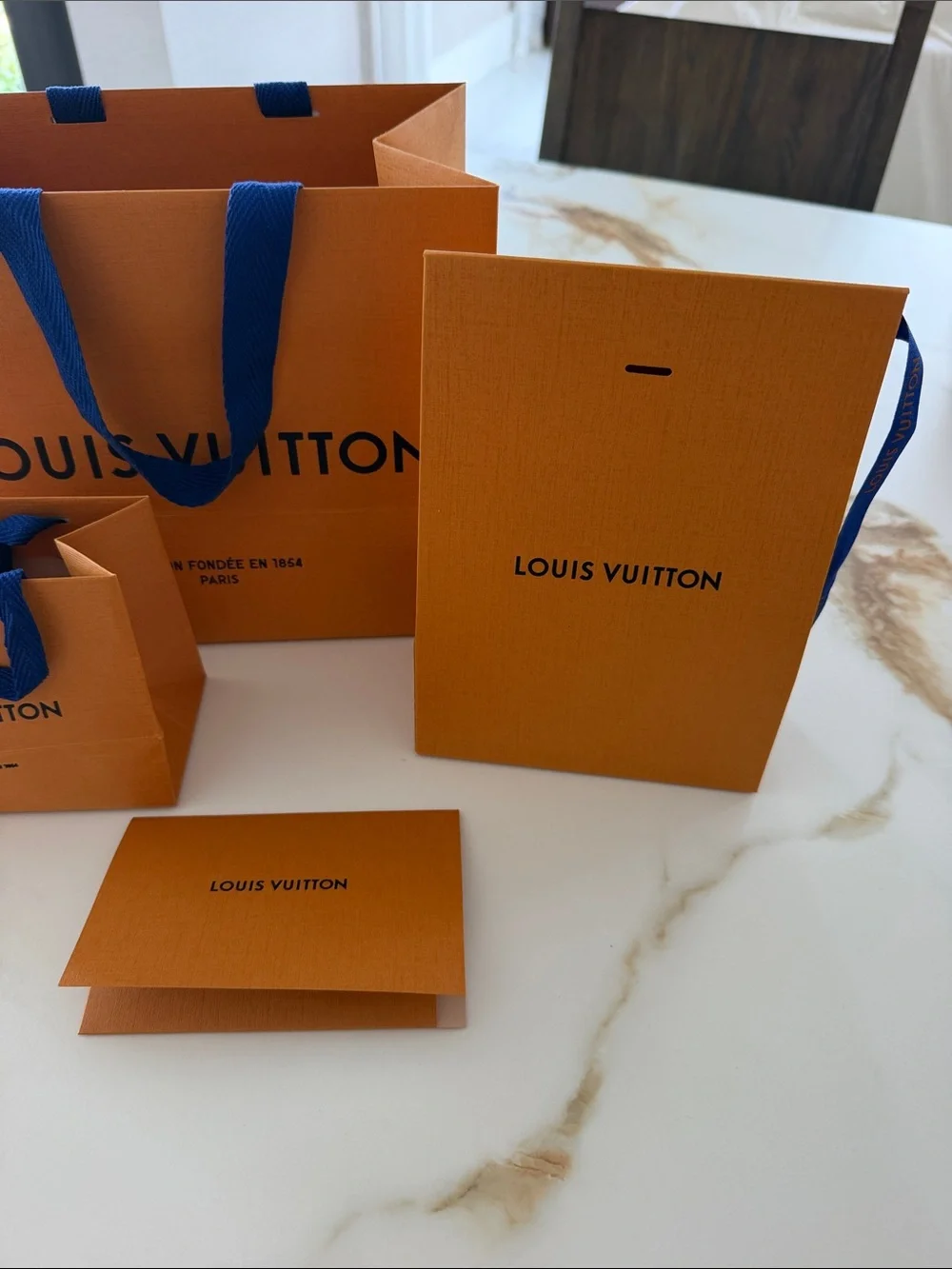 Louis Vuitton | Accessories | Louis Vuitton Orange And Blue Branded ...